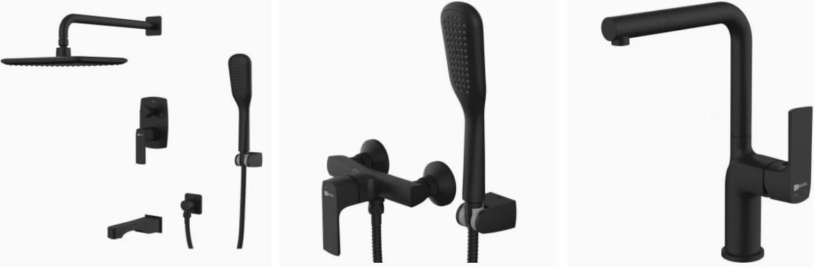 Обзор LEMARK URSUS. Коллекция стильных смесителей, душевых комплектов и полотенцесушителей